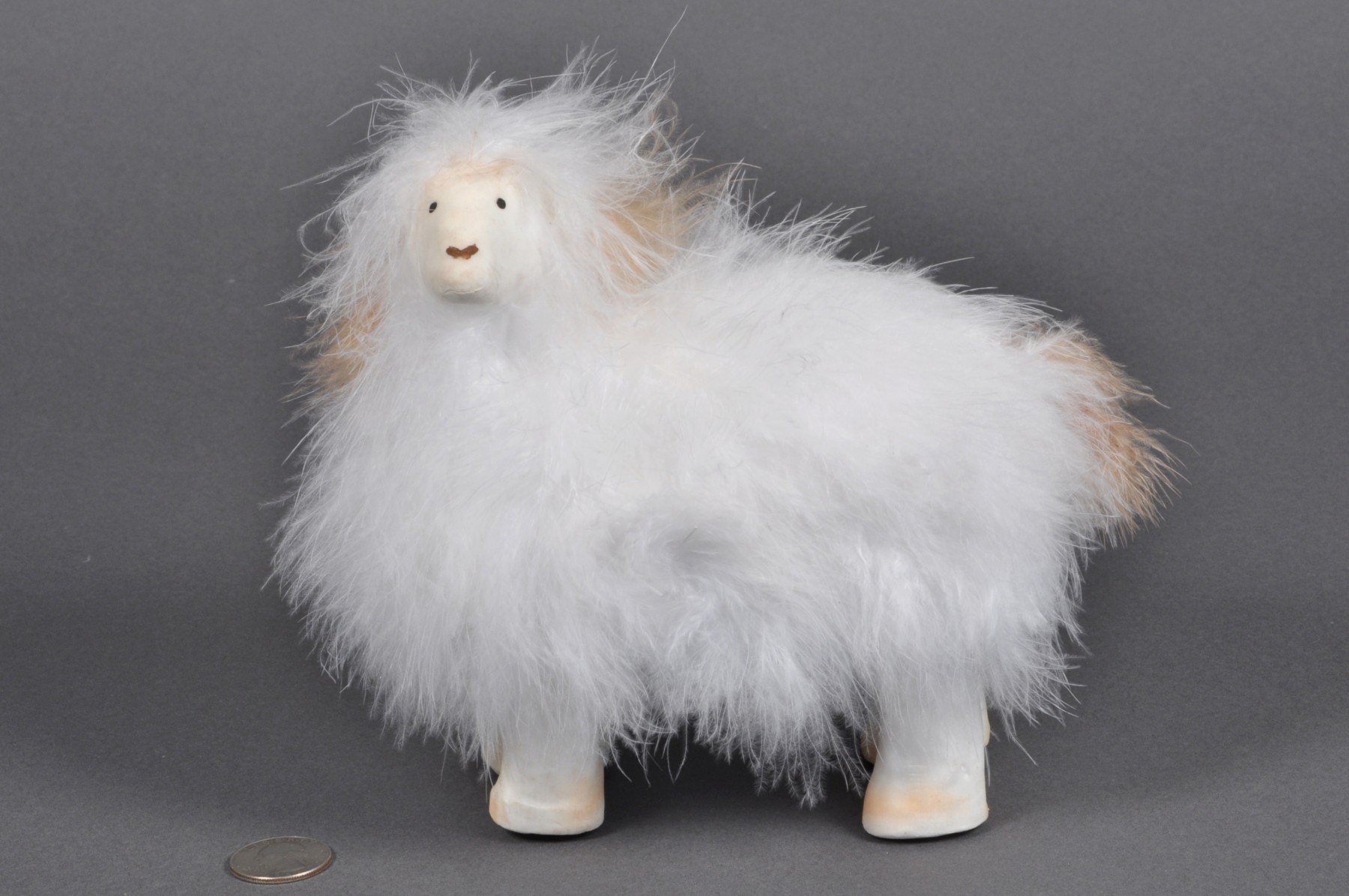 Sheep Fuzzy White 7"