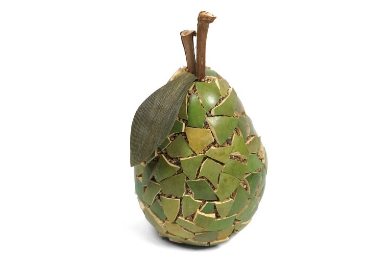 Pear Green Mosaic Shell 5.5"